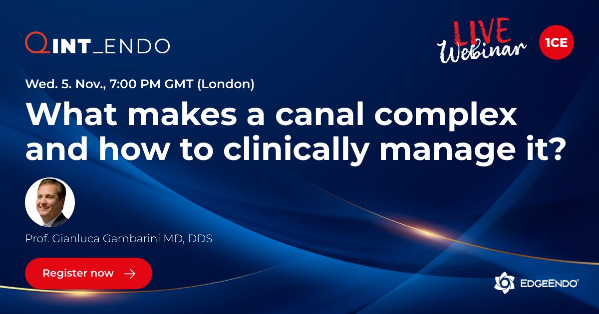 What makes a canal complex and how to clinically manage it? - Webinar ...