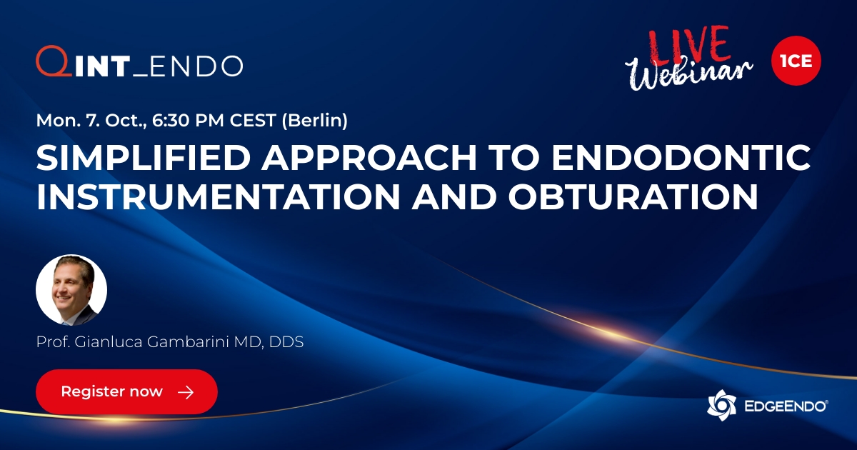 SIMPLIFIED APPROACH TO ENDODONTIC INSTRUMENTATION AND OBTURATION ...