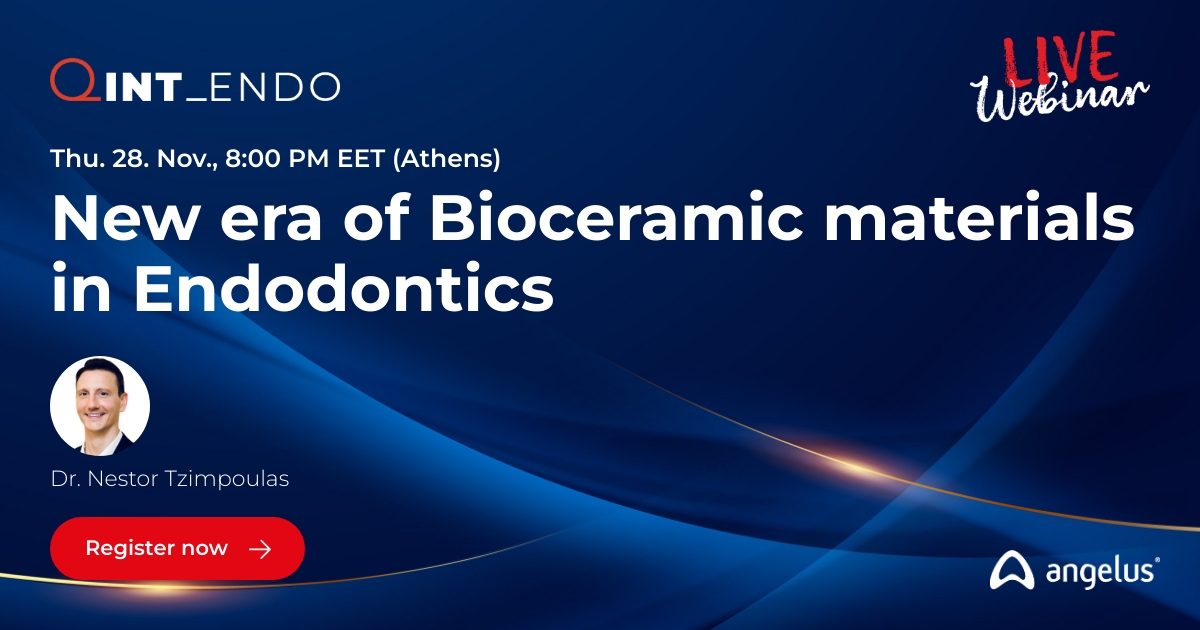 New era of Bioceramic materials in Endodontics - Webinar - INT-ENDO Academy