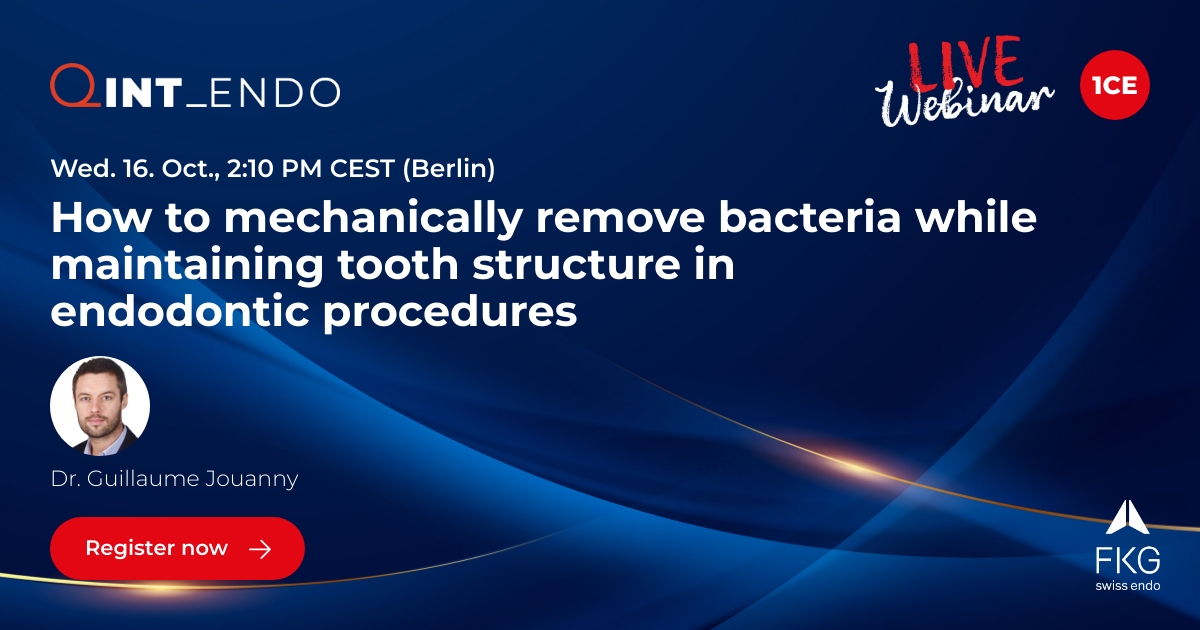 How to mechanically remove bacteria while maintaining tooth structure in endodontic procedures ...